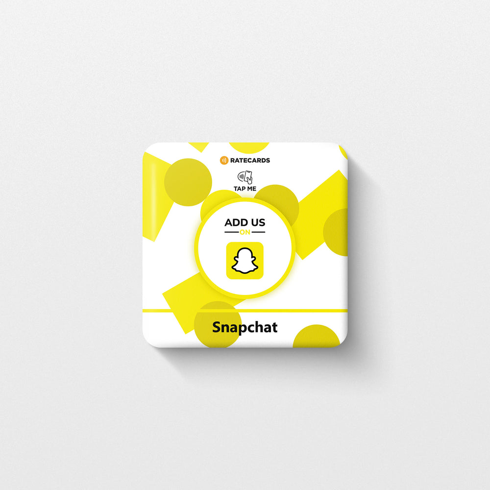 Snapchat Social Plate | RATECARDS™ | Get more Snapchat followers & likes