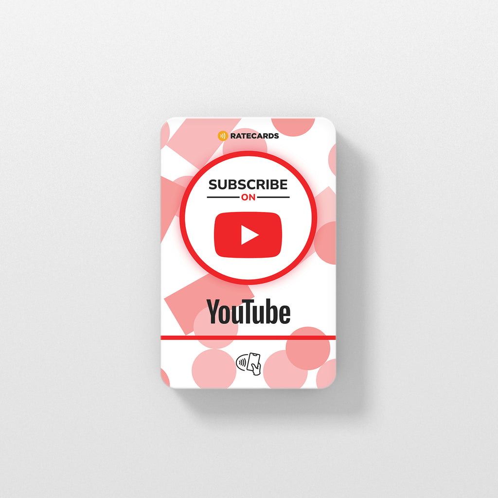 YouTube Subscriber Card | RATECARDS™ | Get more Subscribers